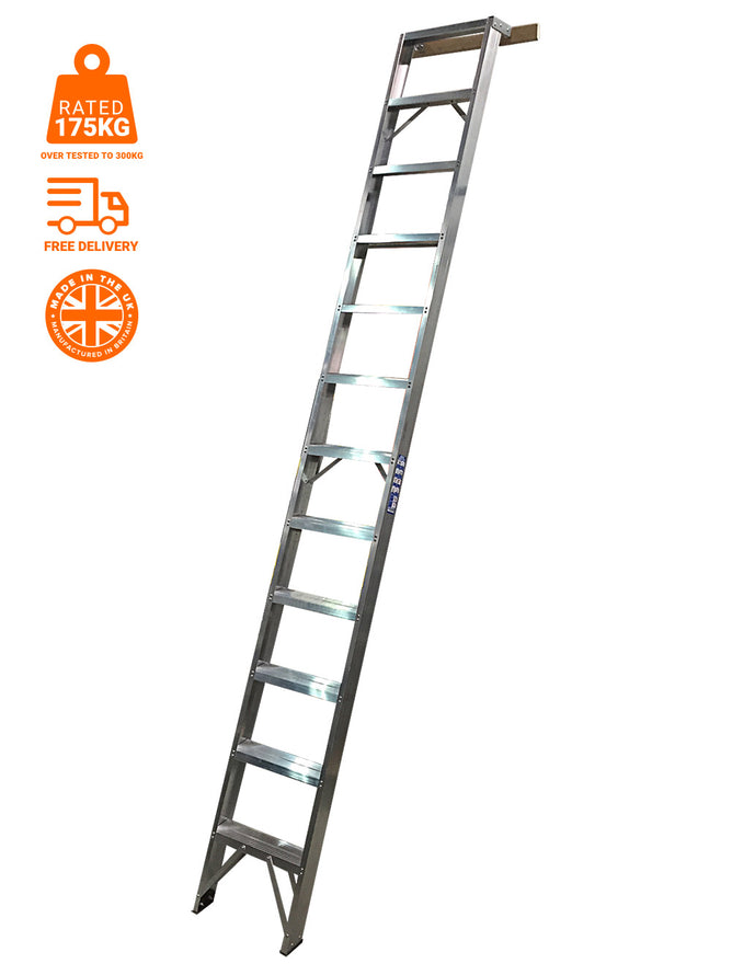 Shelf Ladders | UK-Made Access Ladders for Shelving & Loft Use